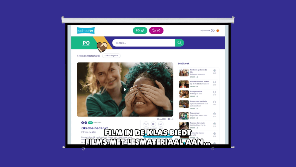 Succesvol Schooltv-project Film in de klas verlengd